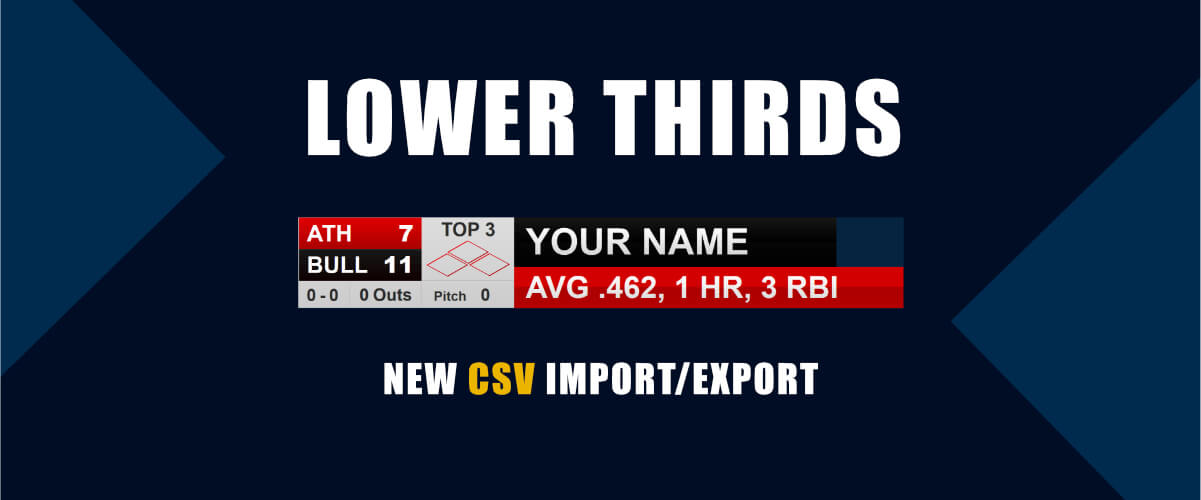 Sports Scoreboards for Broadcasting and Television | live-score-app.com